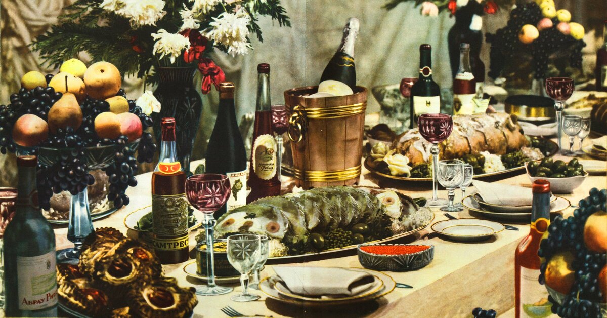Что обязательно было на столе в Новый год в СССР